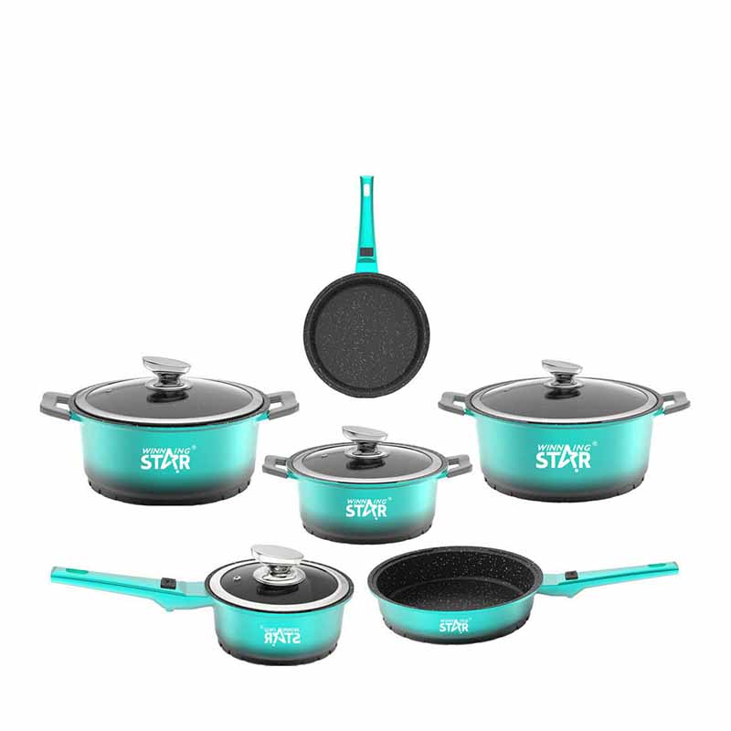 WINNING STAR ST-5106 COOKWARE SETS (10 PIECE) | Teak World